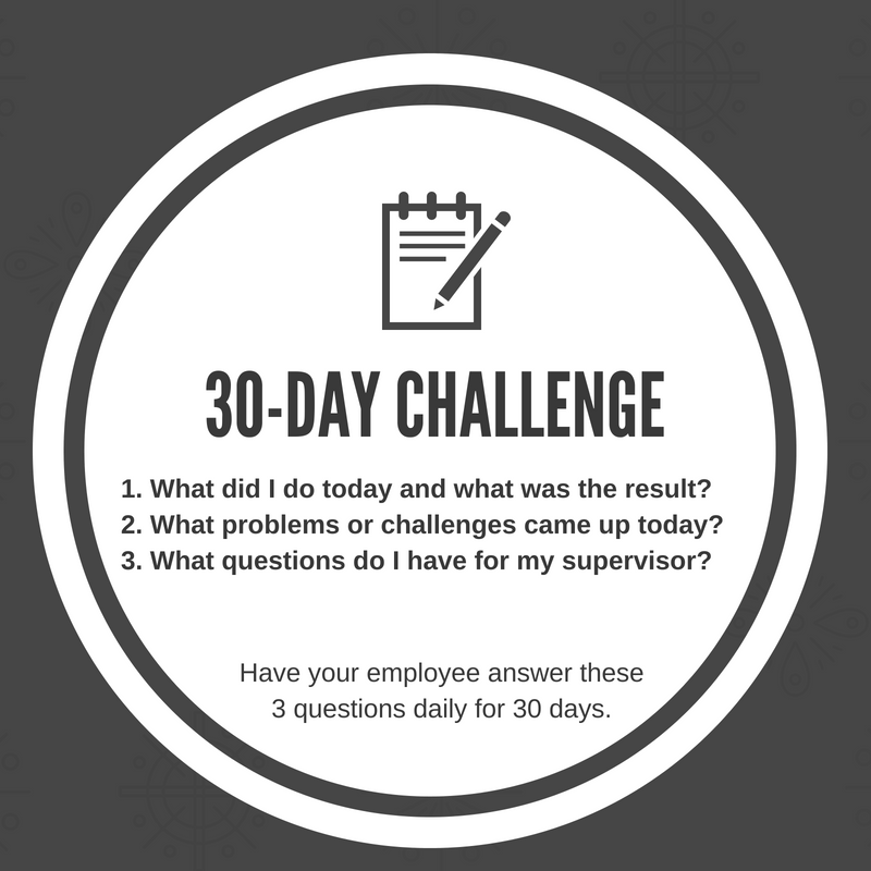 Questions Every Manager Should Ask Their Employees – Part 2: the 30-Day ...